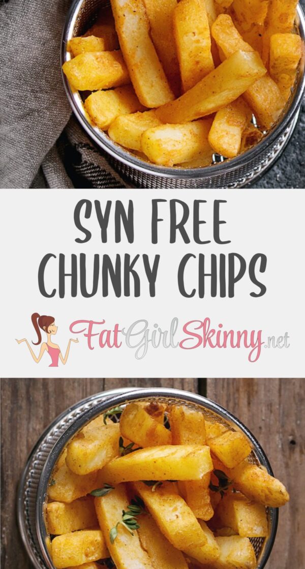 Healthy Chunky Chips | Slimming World Friendly Recipe - Fatgirlskinny ...