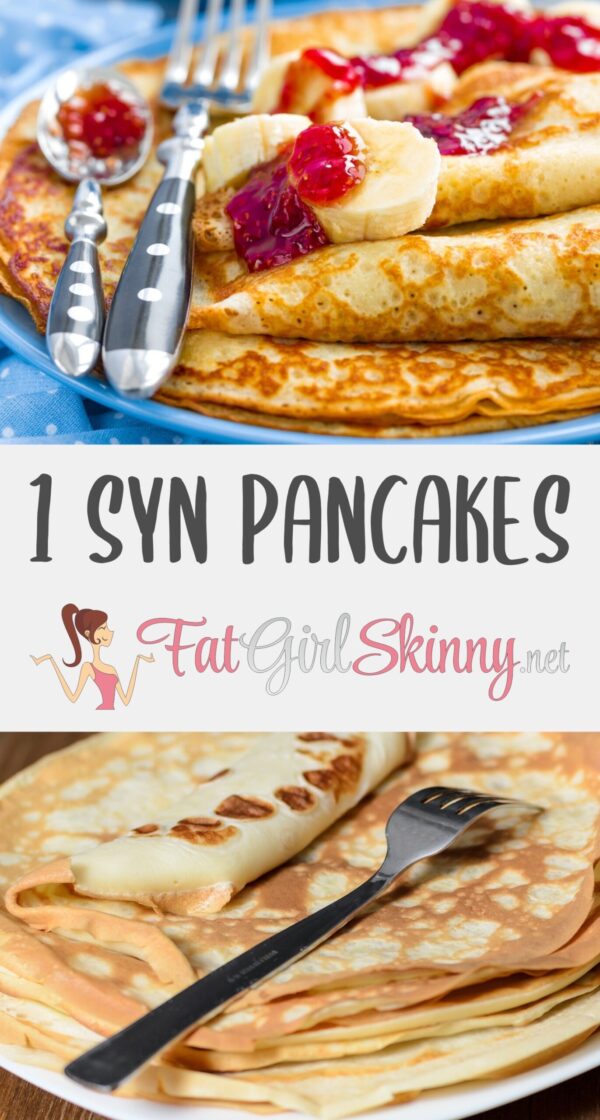 1 Syn Pancakes | Slimming World Friendly Recipe - Fatgirlskinny.net ...