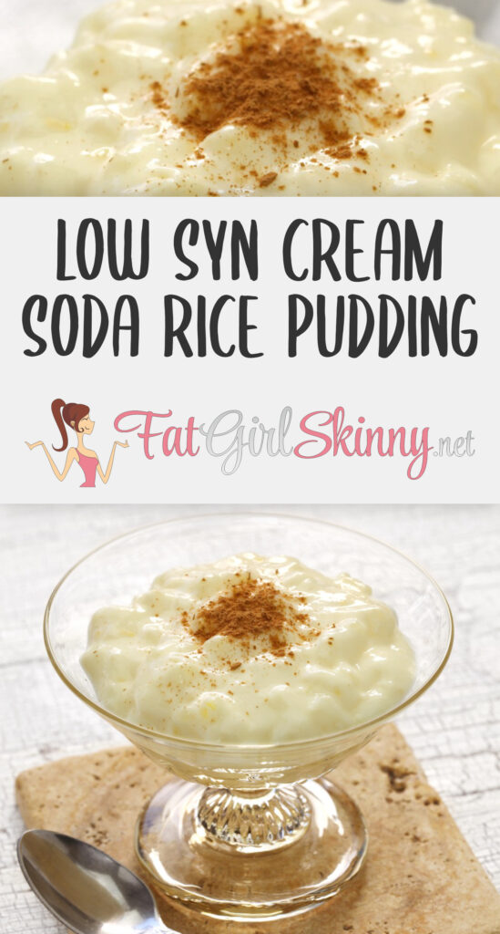 Best Ever Cream Soda Rice Pudding | Slimming World Friendly Recipe ...