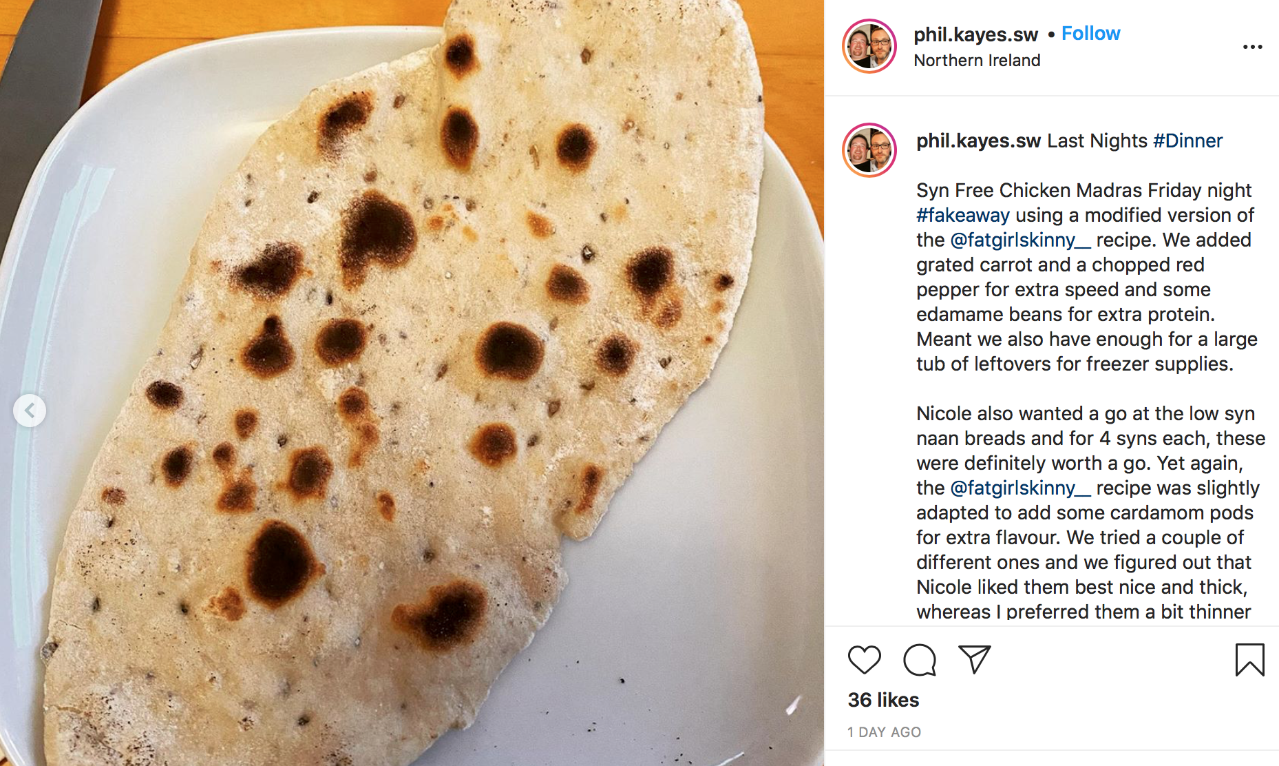 Best Ever Low Syn Naan Bread | Slimming World Friendly Recipe ...