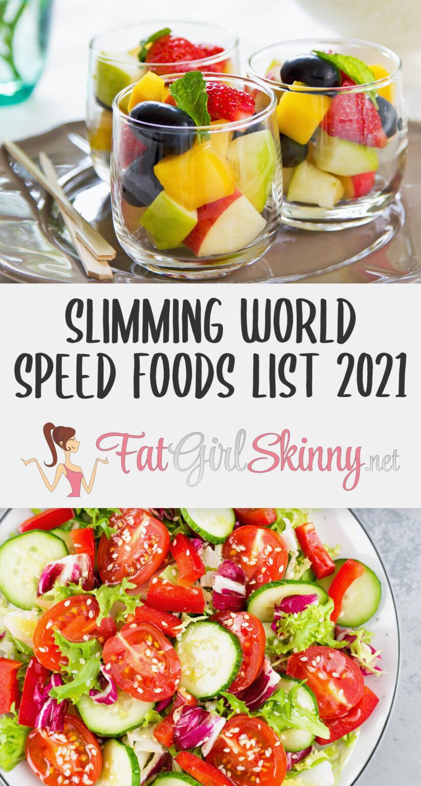 SPEED FOODS THE UNOFFICIAL GUIDE - Fatgirlskinny.net | Slimming Recipes ...