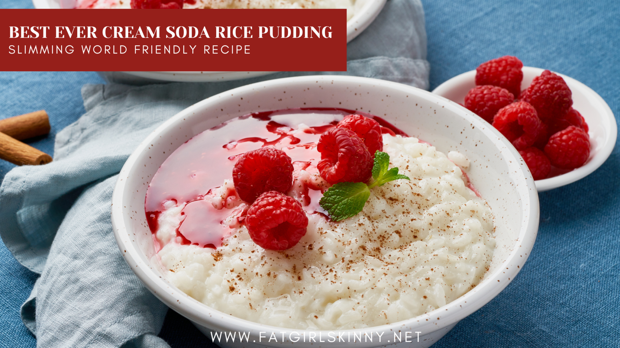 Best Ever Cream Soda Rice Pudding | Slimming World Friendly Recipe ...