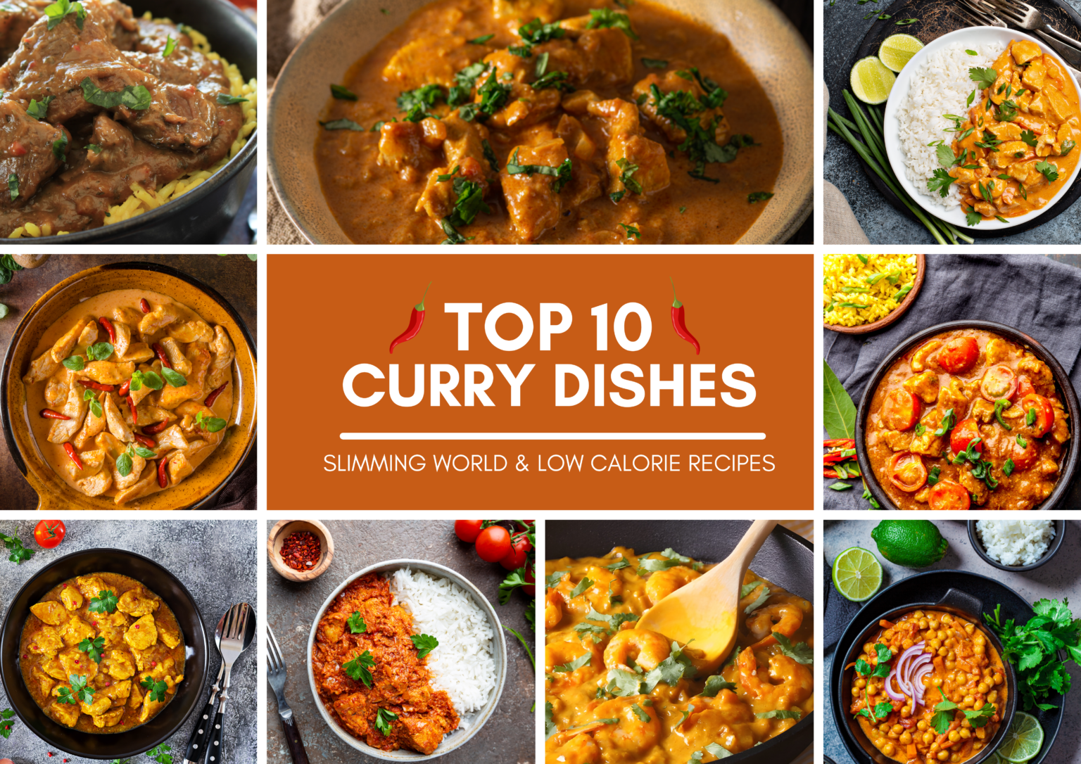 TOP 10 CURRY DISHES | Slimming World and Low Calorie Recipes ...