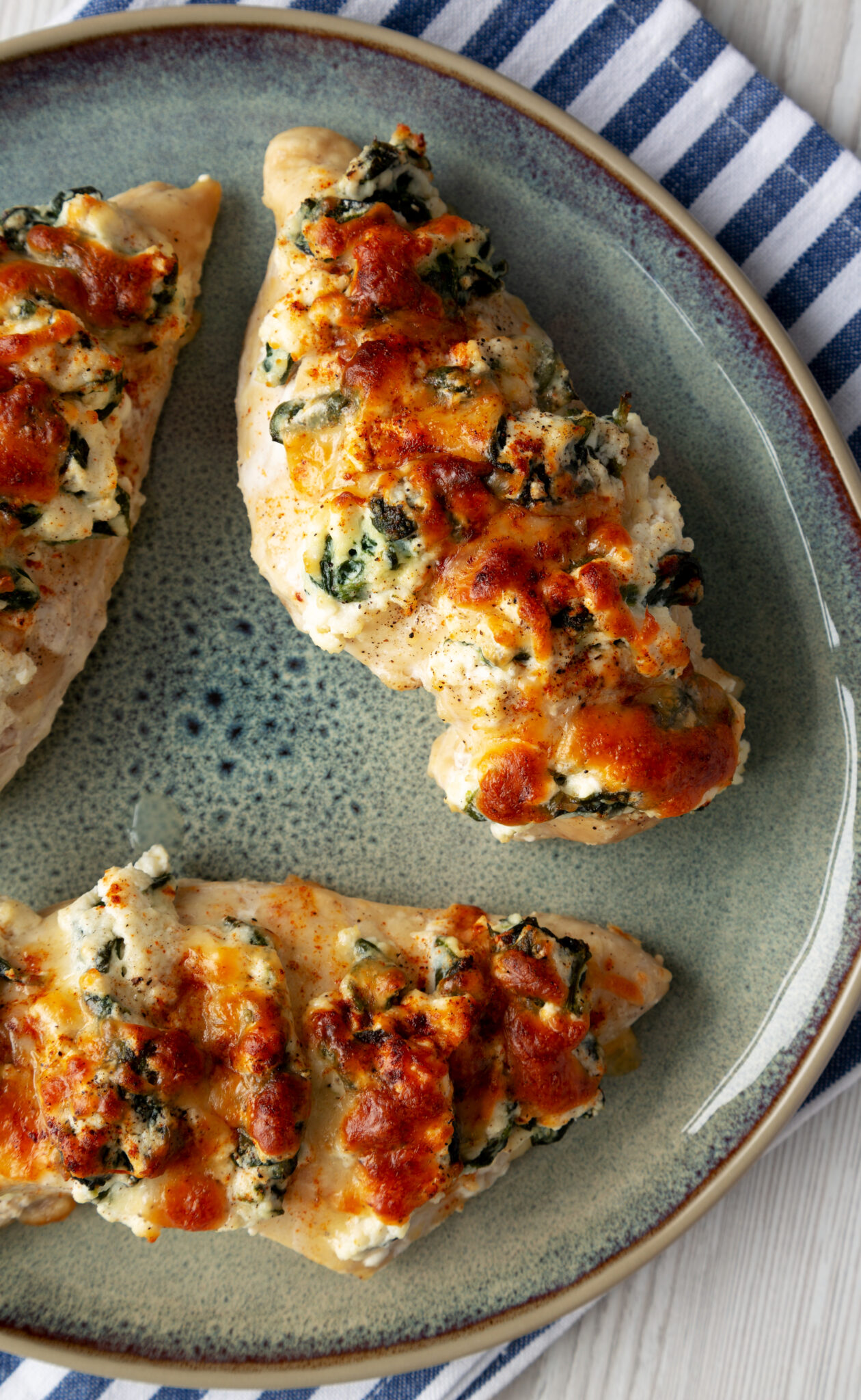 Hasselback Chicken with Spinach & Ricotta | Slimming World Friendly ...